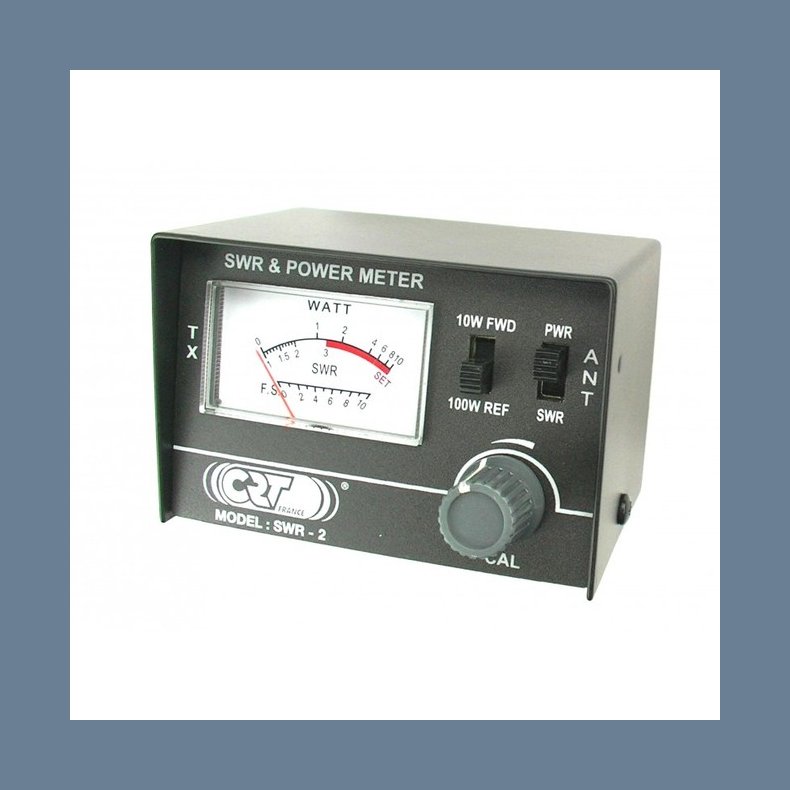 CRT SWR-PWR-Meter - SWR-2 - Walkie Tilbehør - BM-Radio.dk