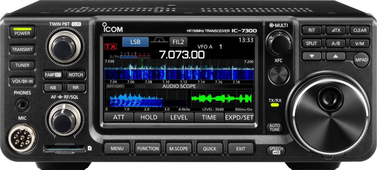 ICOM IC-7300 HF/50/70 Mhz Radio - HF-Radio - BM-Radio.dk