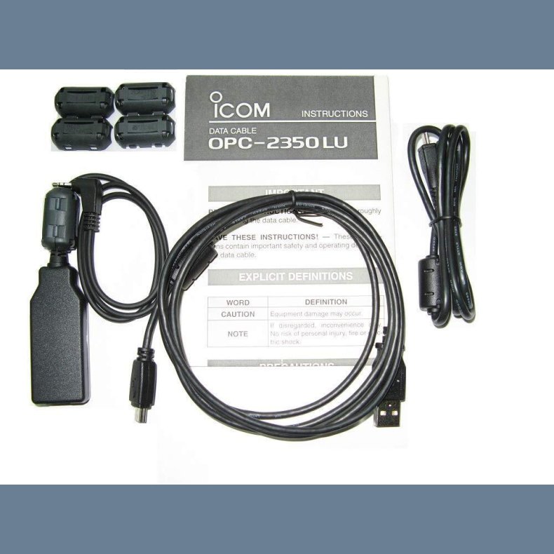 Icom OPC-2350LU Datakabel - Radioamatør - BM-Radio.dk